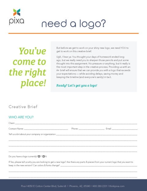 Pixa Logo Design Services - Phoenix AZ